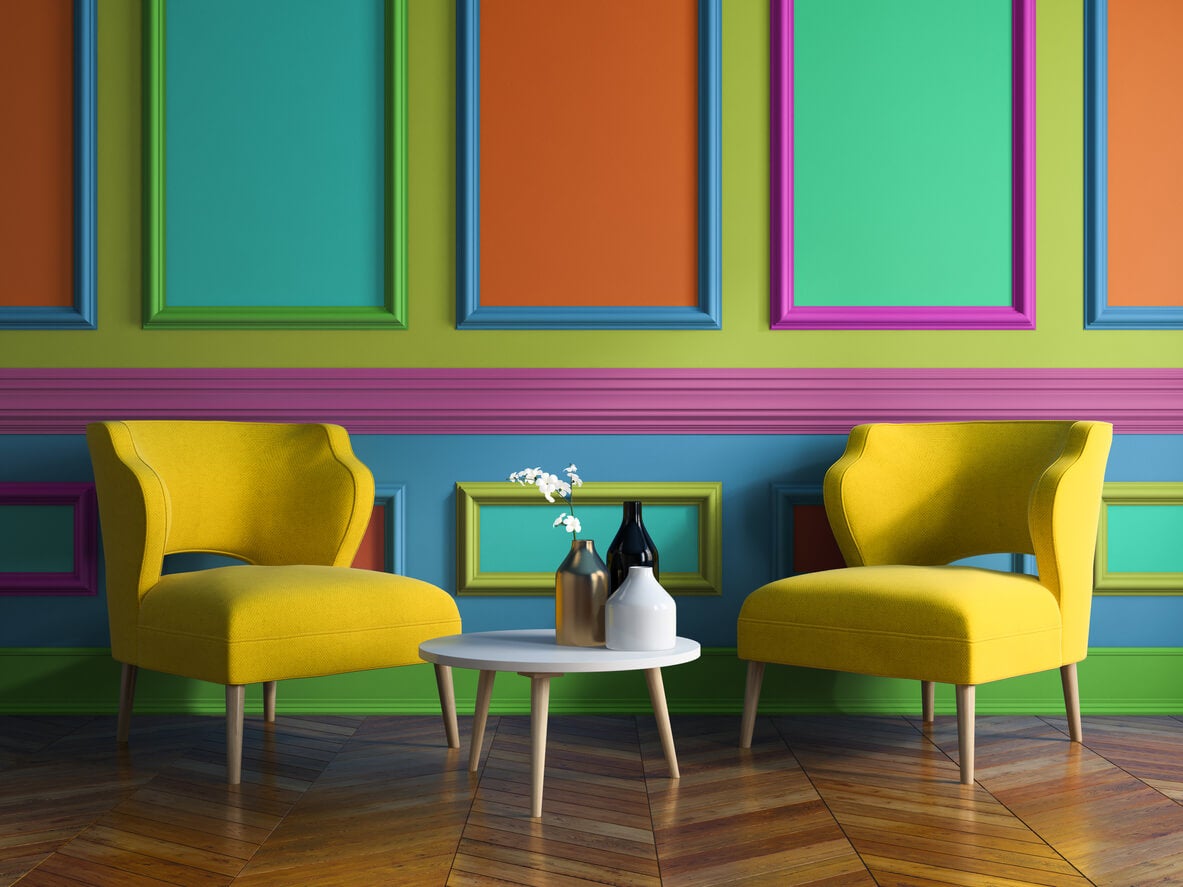 Color block: ¿cómo aplicar esta tendencia en diseño de interiores ...