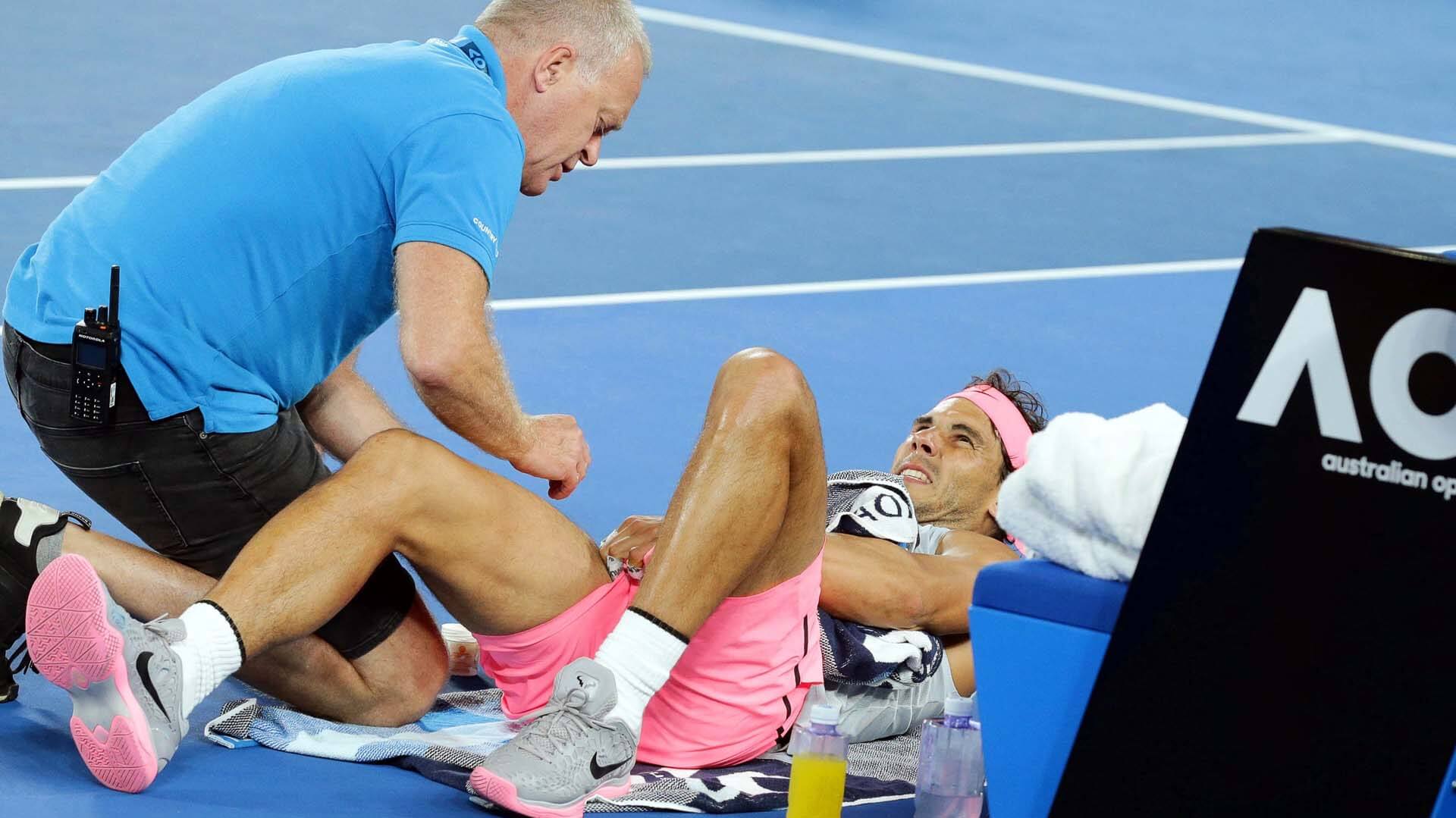 Nadal tiene una lesión en el psoas ilíaco: ¿de qué se trata este problema?