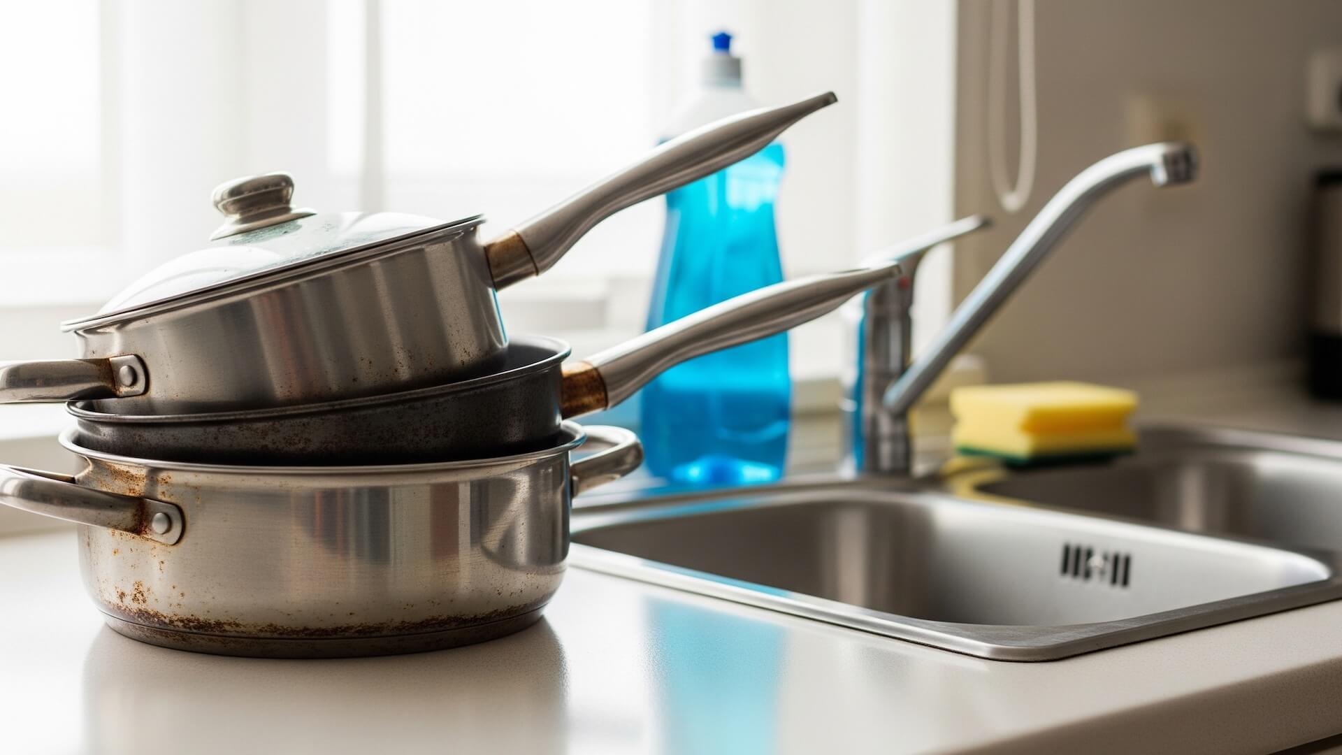 El truco casero para que las ollas de acero inoxidable vuelvan a brillar como nuevas