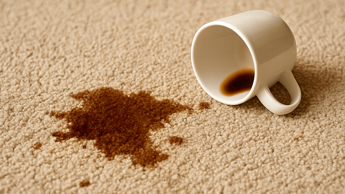 El truco casero que borra las manchas de café de la alfombra en minutos ...