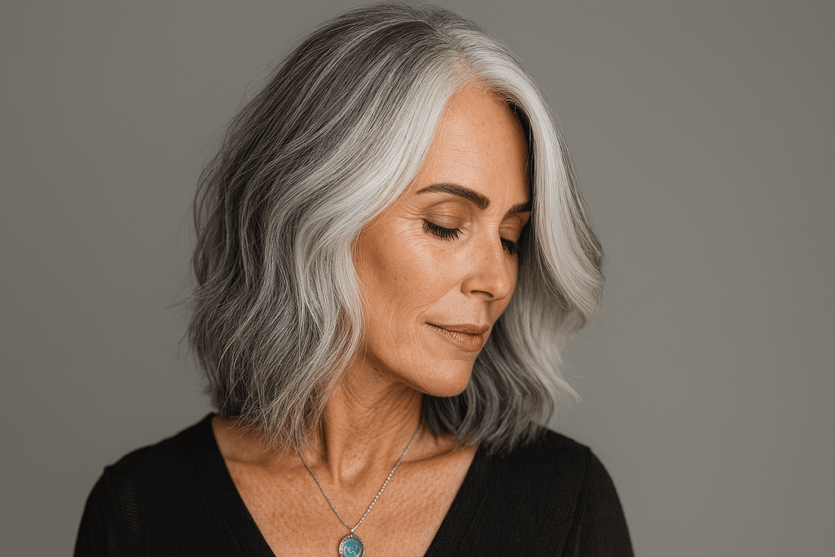 "Gray Blending": el estilo que transforma las canas en un look elegante ...