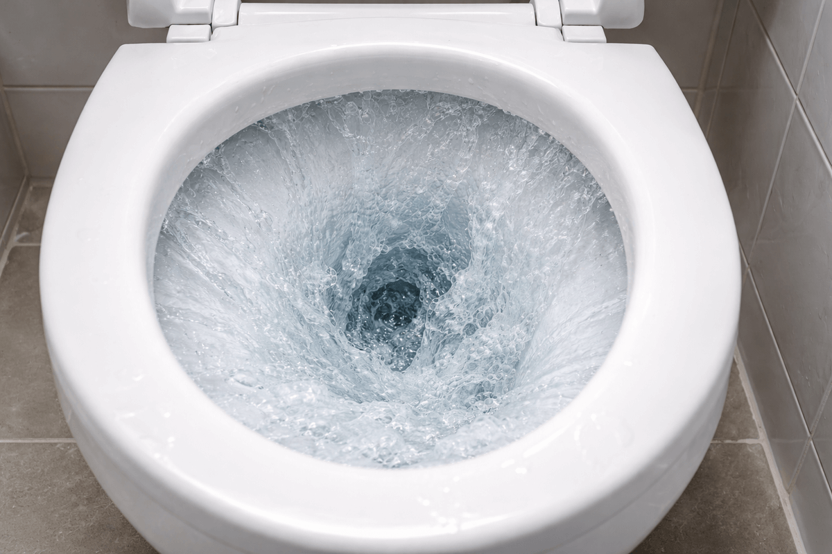 Cómo limpiar los chorros de la taza del inodoro para una descarga más ...