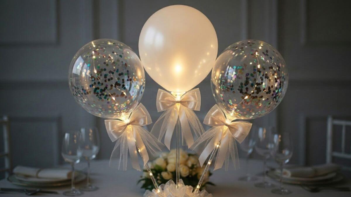 Cómo decorar globos con LEDs, confeti y cintas para tus fiestas y ...